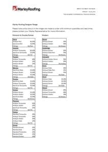 Marley Modern Concrete Roof Tile - Marley Roofing