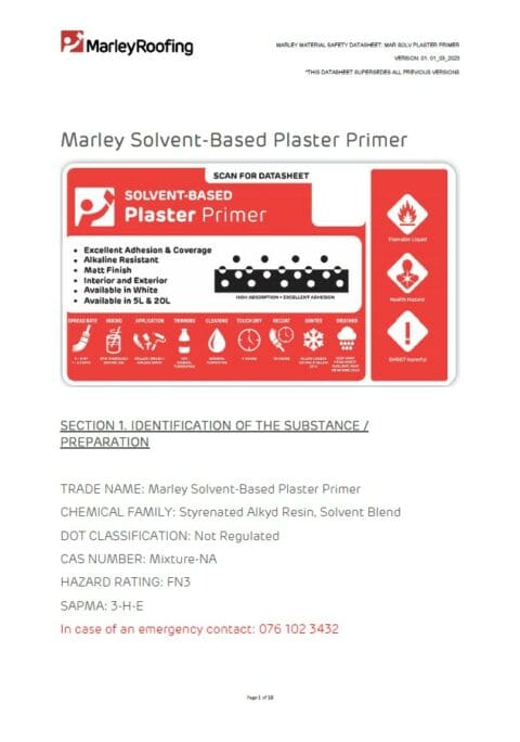 Marley Paint Primers - Marley Roofing
