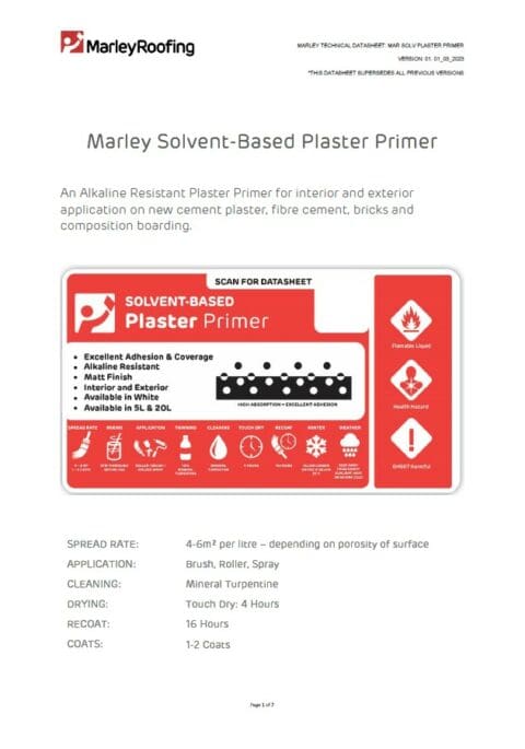 Marley Paint Primers - Marley Roofing